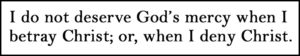 A Tale of Two Sinners